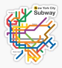 Nyc Subway: Stickers | Redbubble