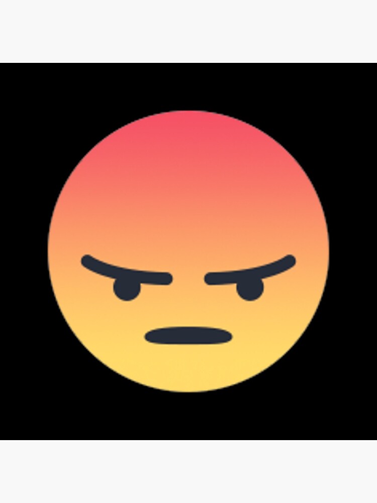 "Angry React" Art Print by jarnib | Redbubble