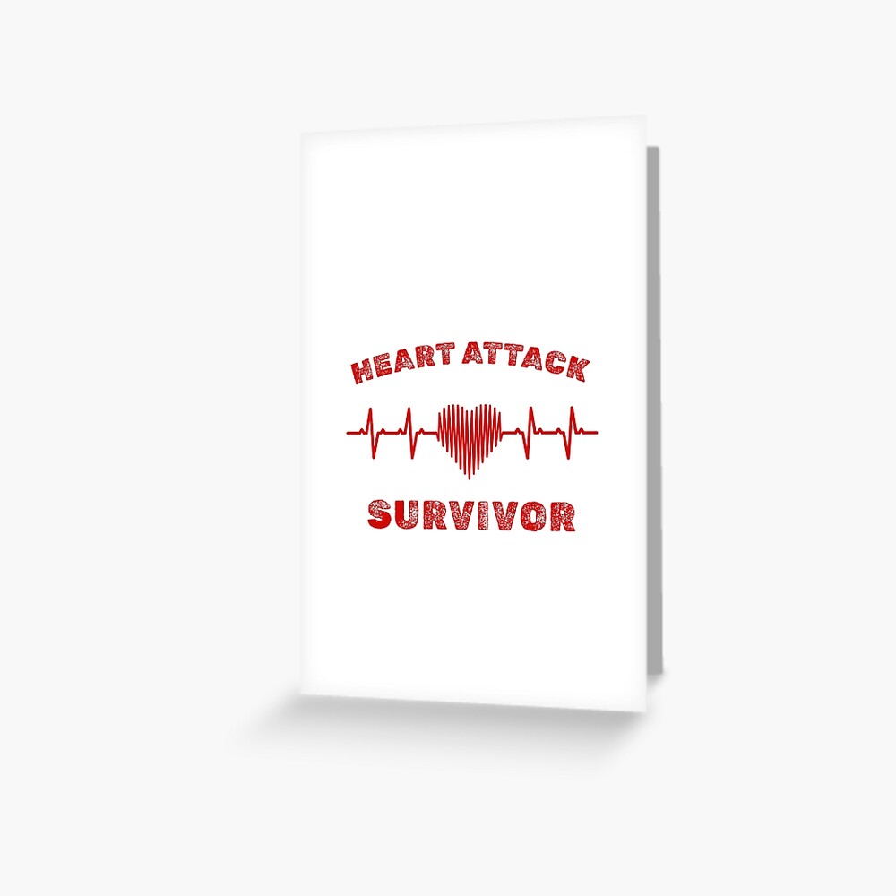 "Heart Attack Survivor Cardiac Patient " Greeting Card for Sale by ...