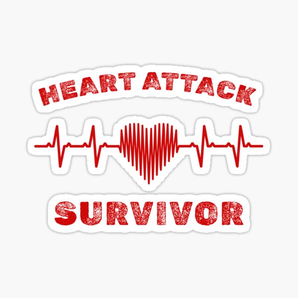 "Heart Attack Survivor Cardiac Patient " Sticker for Sale by jtrenshaw ...