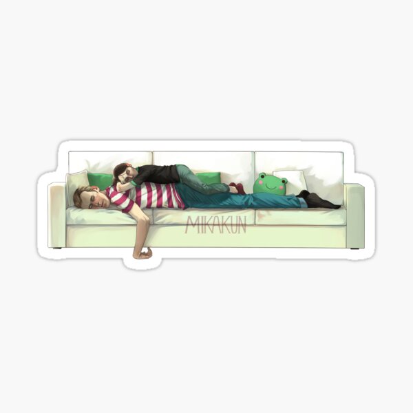 "[DBH] - Daniel and Emma -" Sticker by MikadoKun | Redbubble