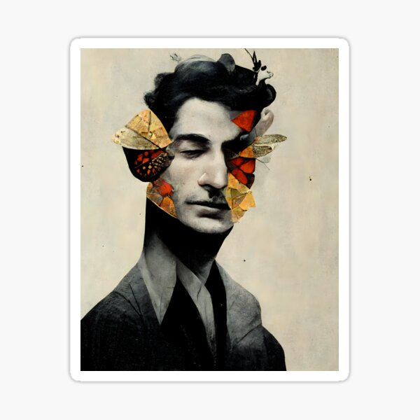 "Paul" Sticker for Sale by GrottoMoth | Redbubble