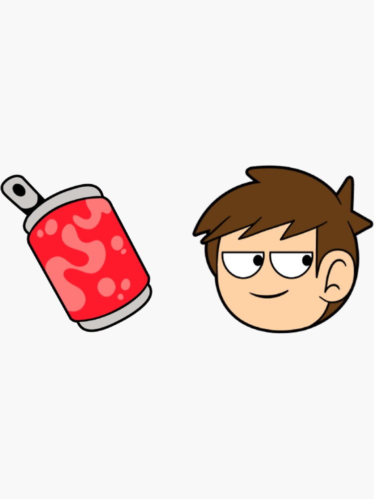 "Edd + Cola can" Sticker for Sale by UrLoserSpoty | Redbubble