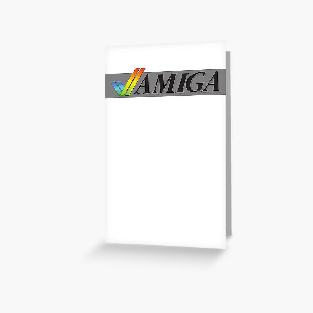 "Amiga Logo" Greeting Card for Sale by FrogfishShop | Redbubble