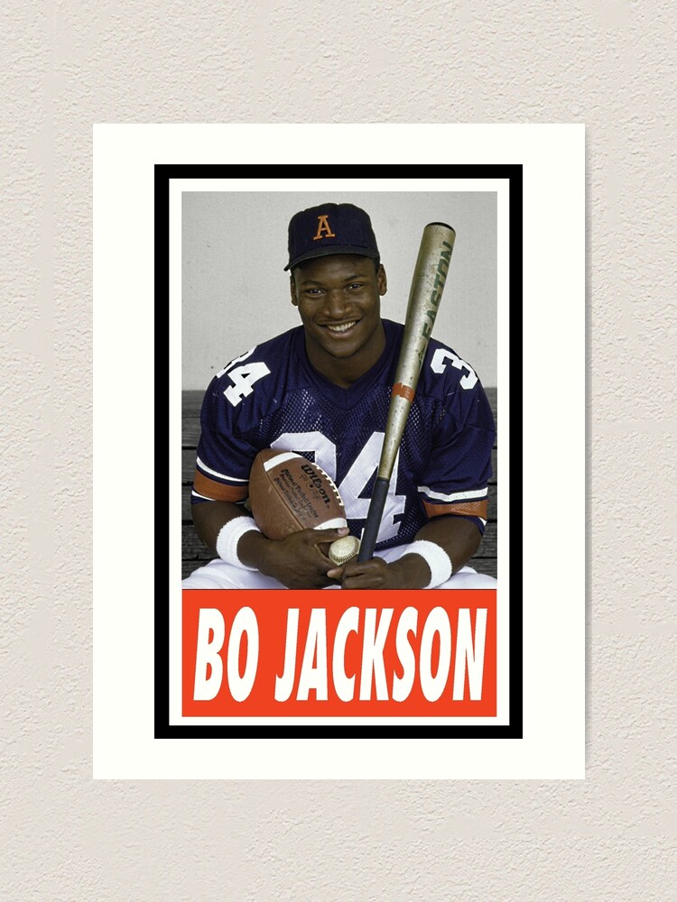 "-SPORT- Bo Jackson" Art Print for Sale by WubbaDubb | Redbubble
