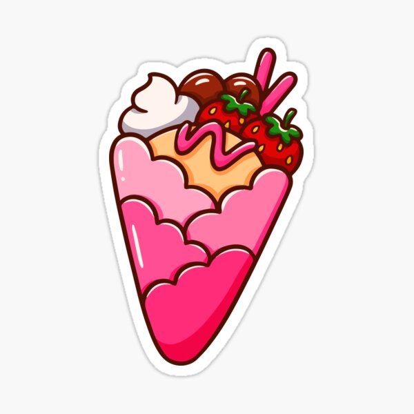 "Cute Food" Sticker for Sale by redbubblesireen | Redbubble