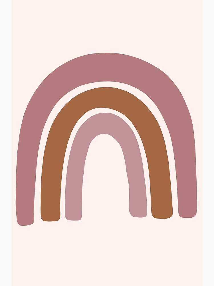 "Earthy Pastel Color Flowers Rainbow" Poster for Sale by rainbowify ...