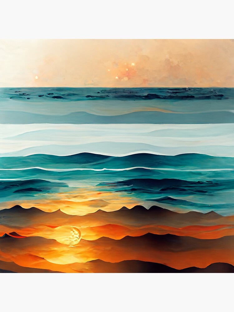 "layers of the ocean" Poster for Sale by beachview | Redbubble