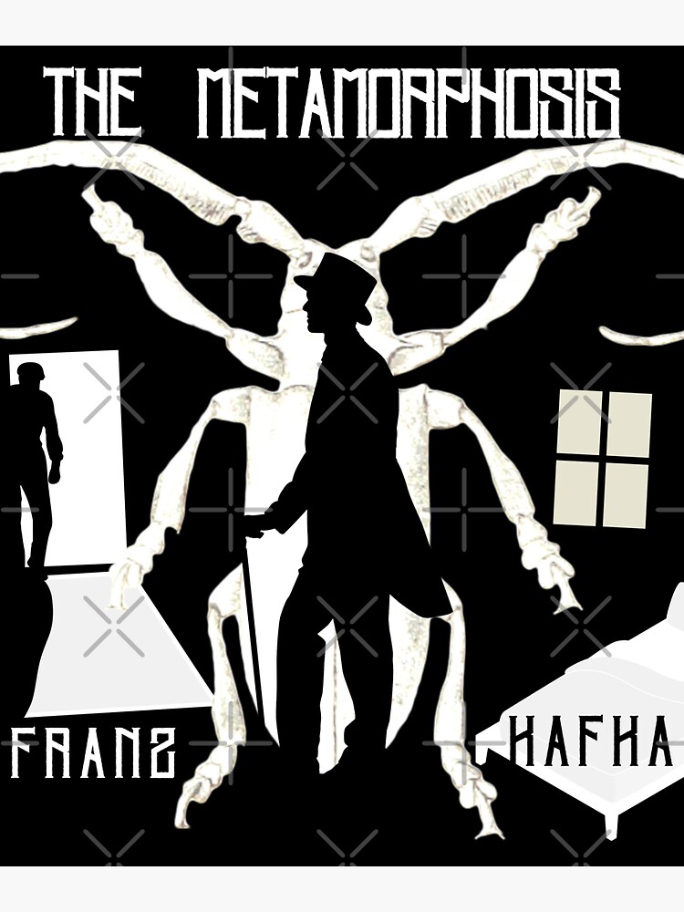 "The Metamorphosis version 2, Franz Kafka" Sticker for Sale by artbleed ...