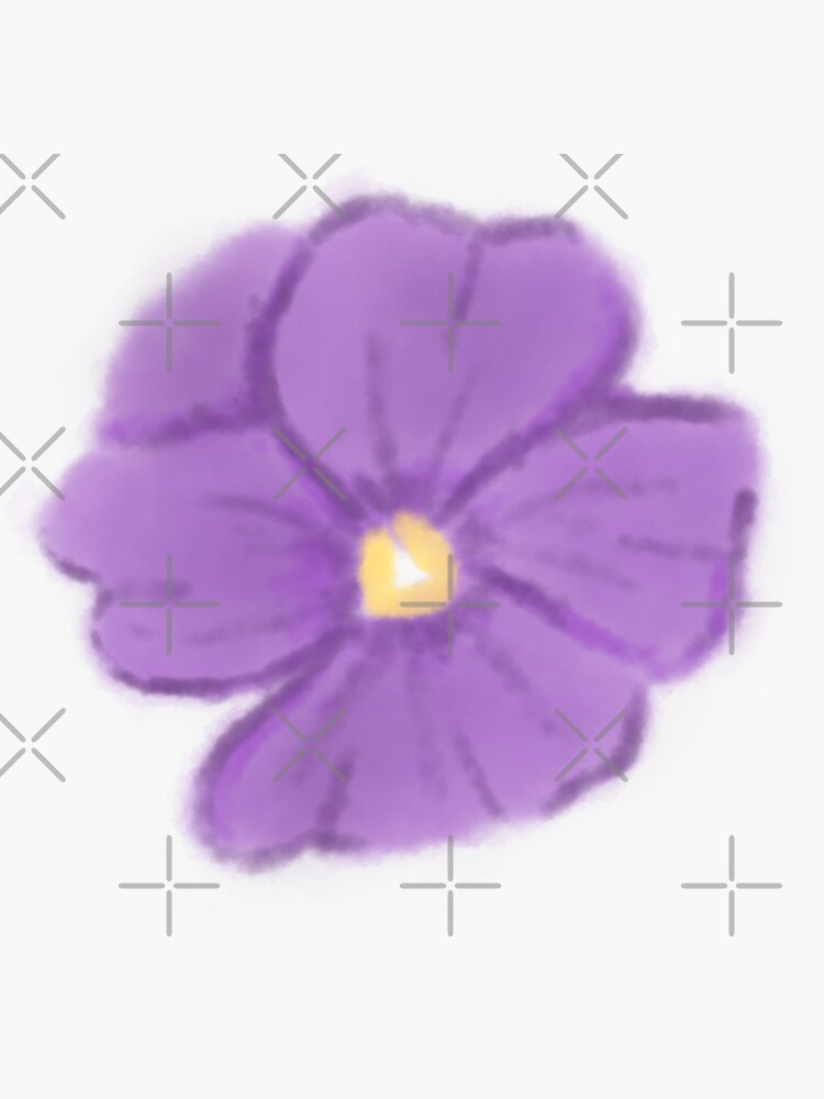 "viola" Sticker for Sale by flowerheadria | Redbubble