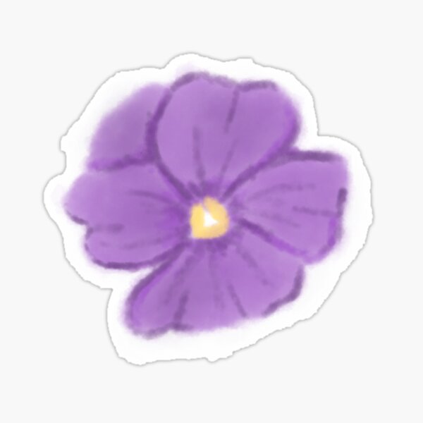 "viola" Sticker for Sale by flowerheadria | Redbubble