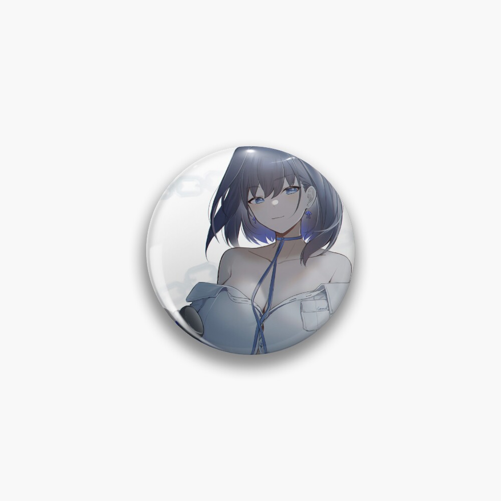"Ouro Kronii VTuber Girl Anime Character Waifu" Pin for Sale by ...