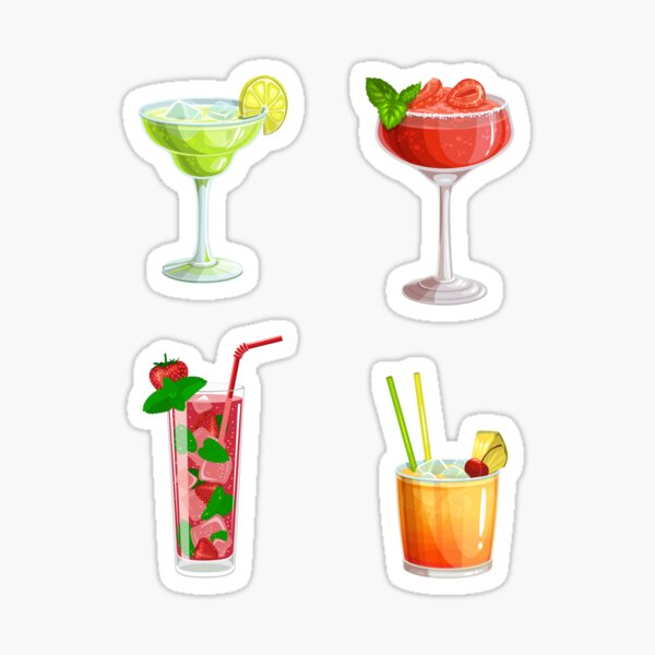 "Fruits Drinks Pack " Sticker for Sale by Sky15-Designs | Redbubble