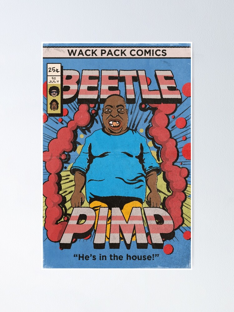 "Beetlejuce (Lester Green) from Howard stern comic book cover" Poster ...