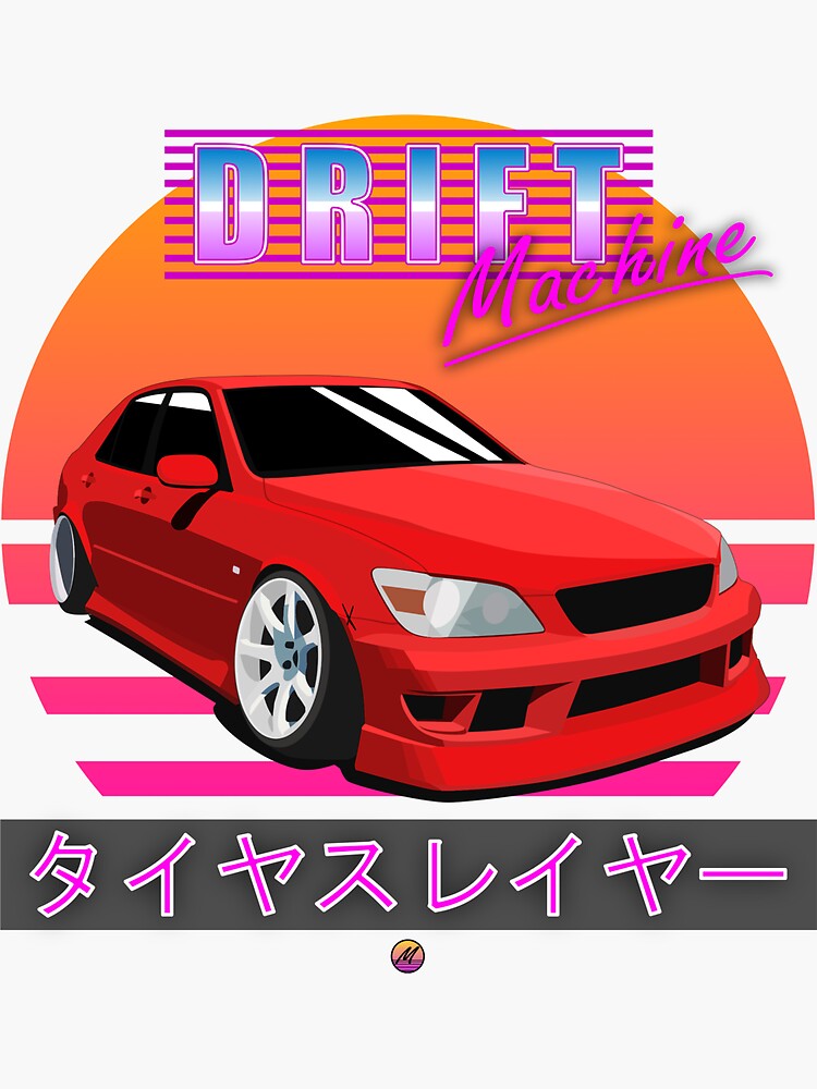 "Drift machine Altezza is300" Sticker for Sale by MartinettiDes | Redbubble