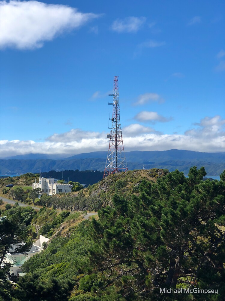 "Mt Victoria Communications Tower" Sticker for Sale by urbanfragments ...