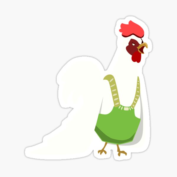 "Cartoon Soldier Rooster" Sticker for Sale by AkgArtStudio | Redbubble
