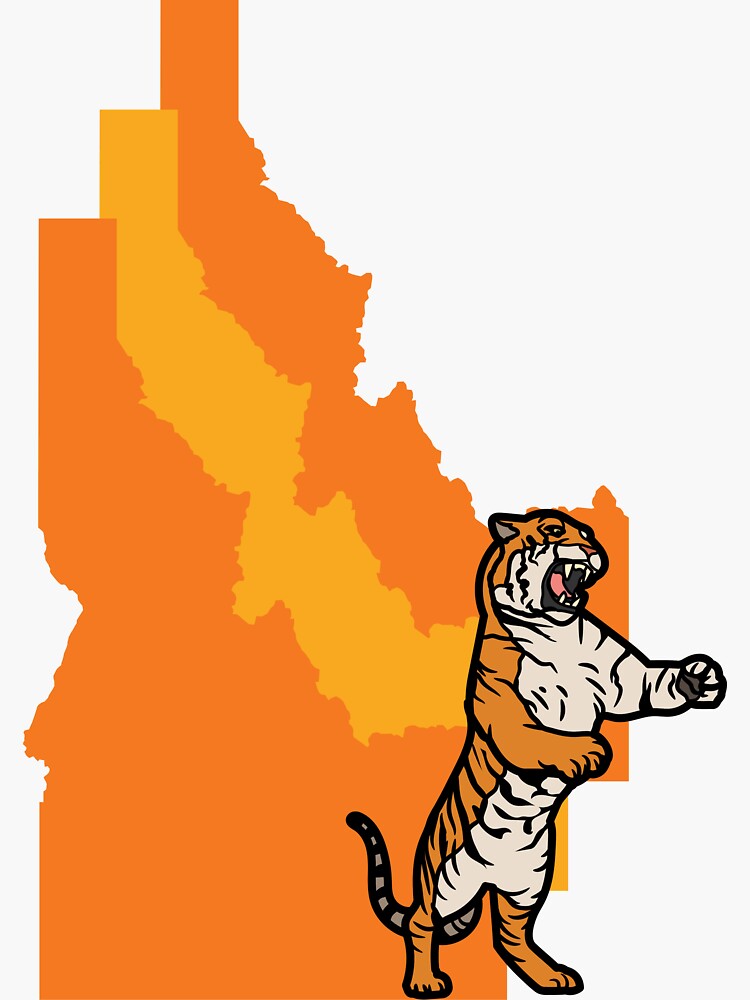 "Idaho Border, Bengals" Sticker for Sale by LatterDaze | Redbubble