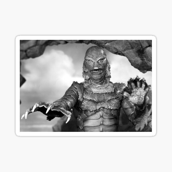 "The Creature From the Black Lagoon" Sticker for Sale by cypheractive ...