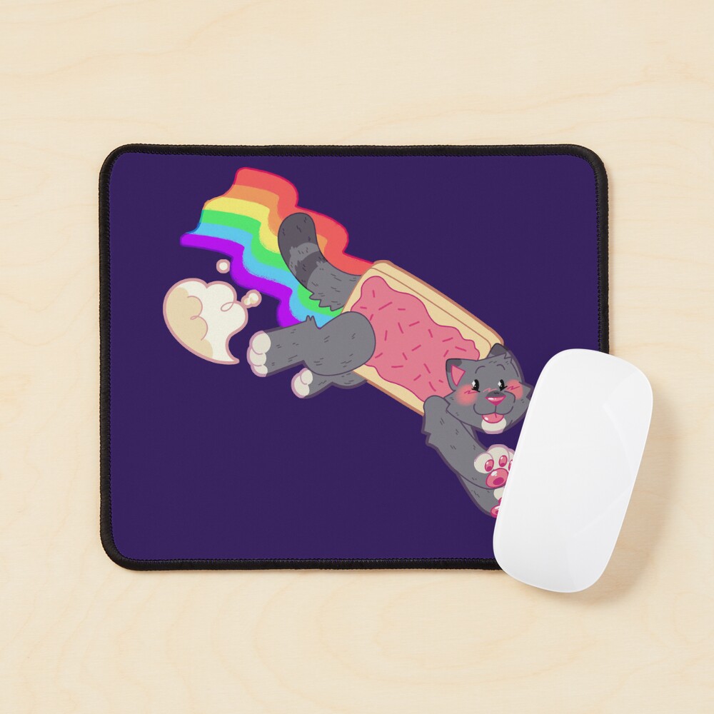 "Nyan Cat >:]" Sticker for Sale by Mcdraggy | Redbubble