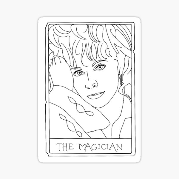 "Reba Tarot Card " Sticker for Sale by Paigemadeshop | Redbubble