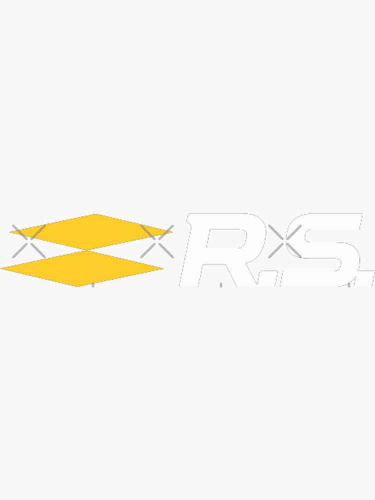 "RS LOGO" Sticker for Sale by Racingdecals | Redbubble