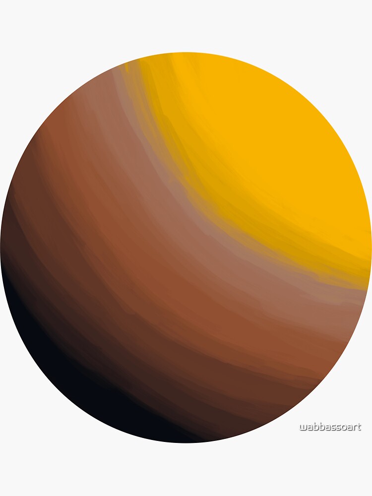 "Gas Planet" Sticker for Sale by wabbassoart | Redbubble