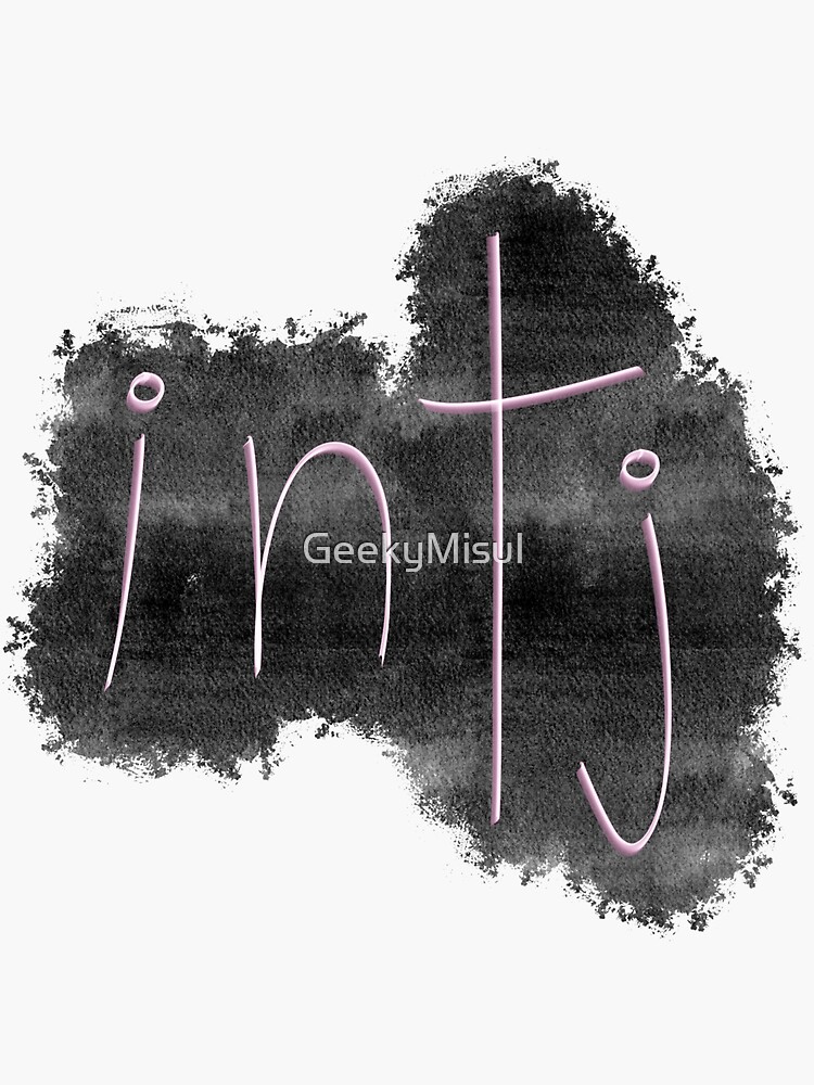"intj" Sticker for Sale by GeekyMisul | Redbubble