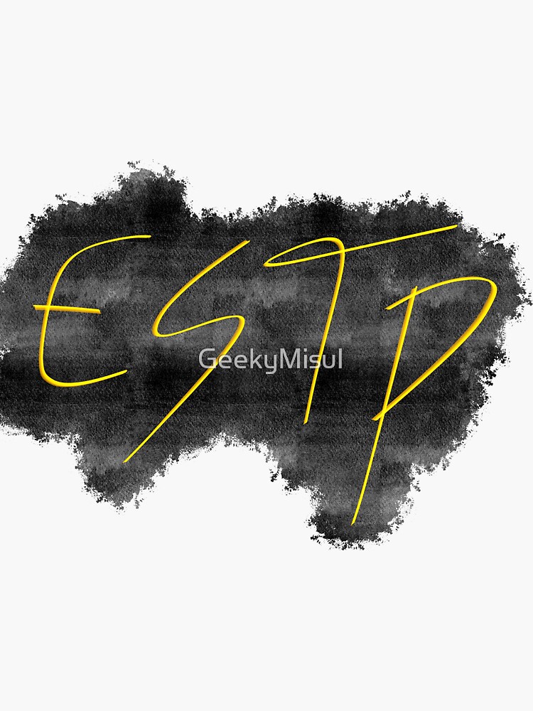 "ESTP" Sticker for Sale by GeekyMisul | Redbubble