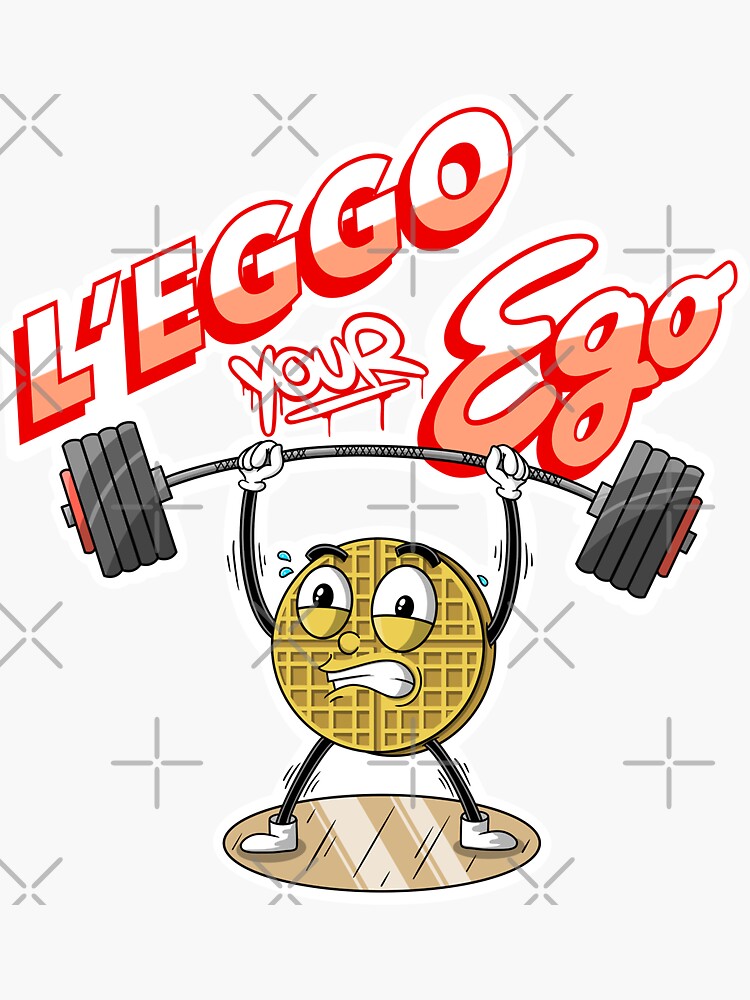 "Leggo your Ego" Sticker for Sale by NP1Art | Redbubble