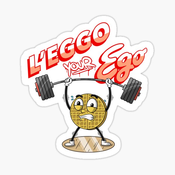 "Leggo your Ego" Sticker for Sale by NP1Art | Redbubble