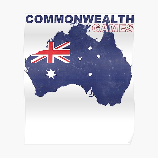 "commonwealth games australia" Poster for Sale by starallzia | Redbubble