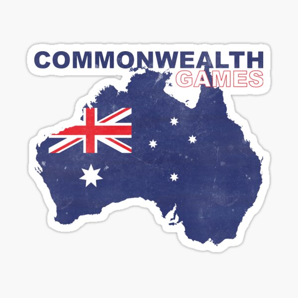 "commonwealth games australia" Sticker for Sale by starallzia | Redbubble