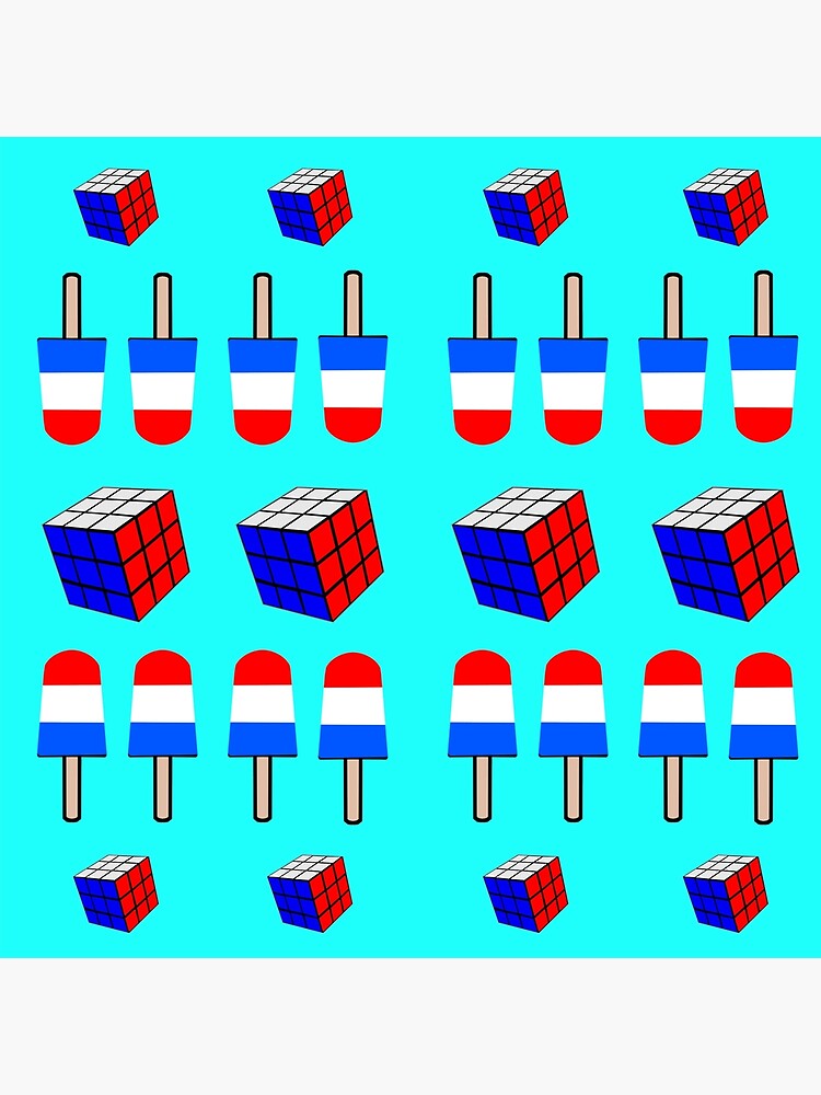 "Rubiks Cube Bomb Pop " Art Print for Sale by WinArtDesigns | Redbubble