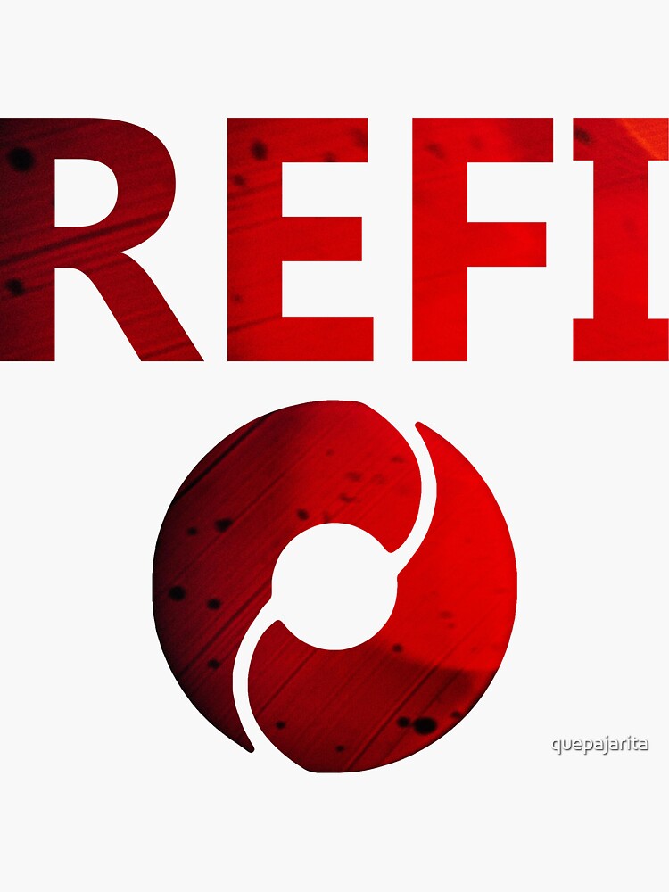 "ReFi with Logo" Sticker for Sale by quepajarita | Redbubble