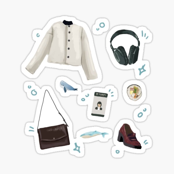 "Extraordinary Attorney Woo Items Set" Sticker for Sale by ceilrstt ...