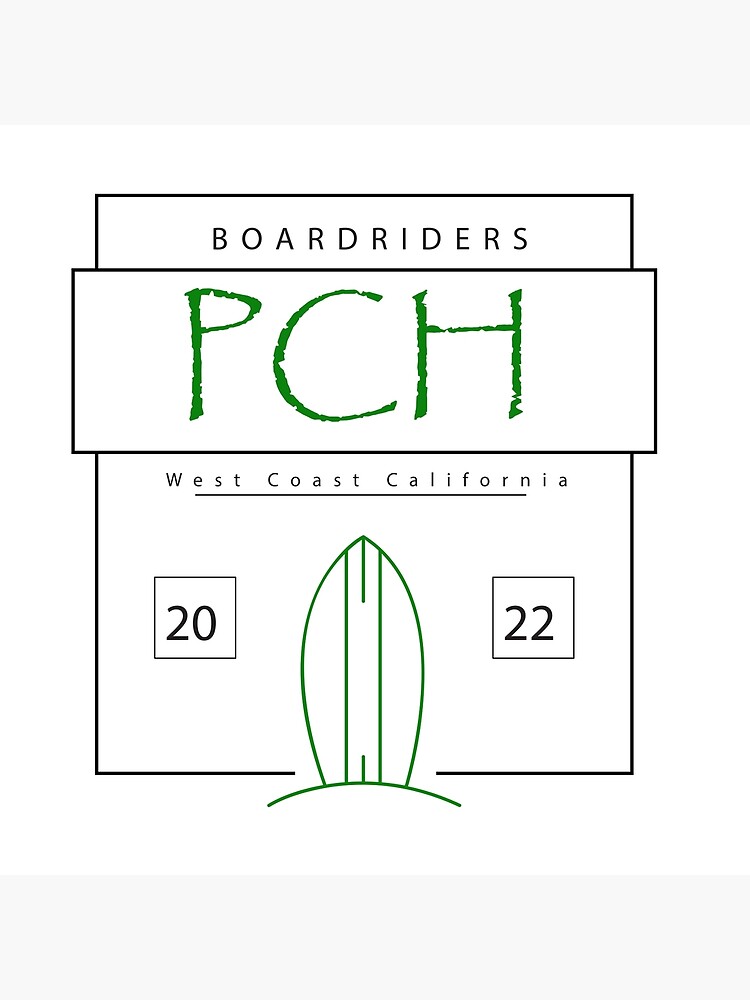 "Surf PCH Sticker" Poster for Sale by tidalstock | Redbubble