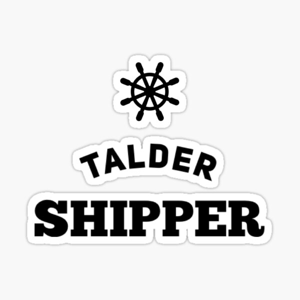 "Talder Shipper" Sticker for Sale by Luviic | Redbubble