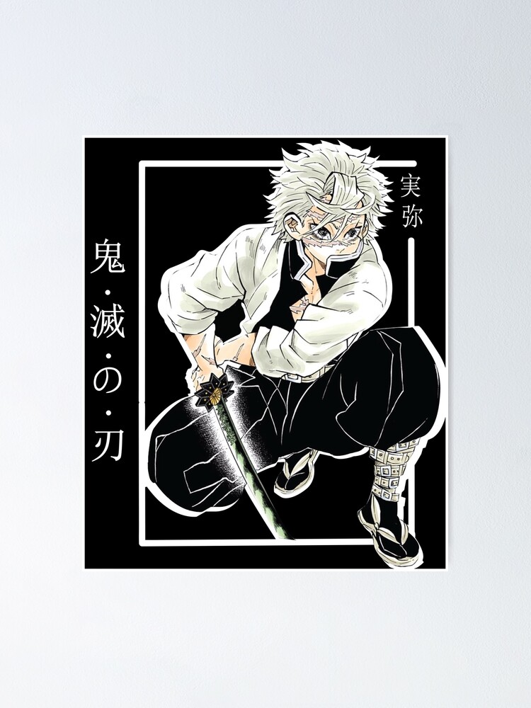 "Shinazugawa Sanemi Sticker" Poster for Sale by Pengun | Redbubble