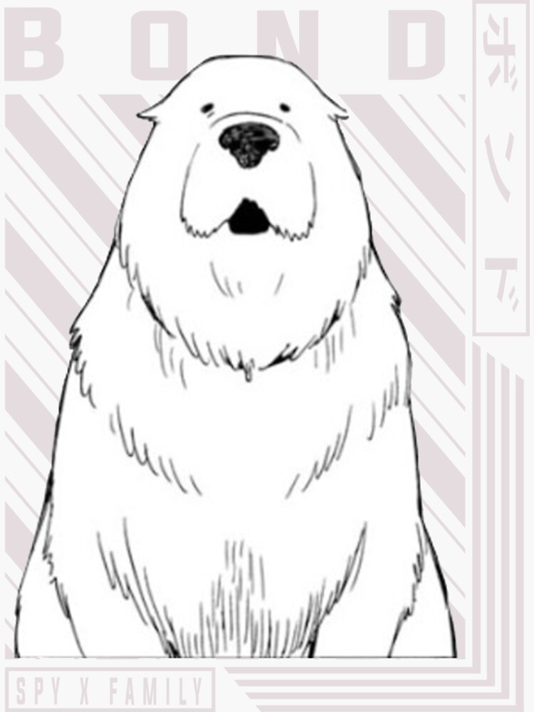 "bond forger - spy x family" Sticker for Sale by Elyonkoo | Redbubble