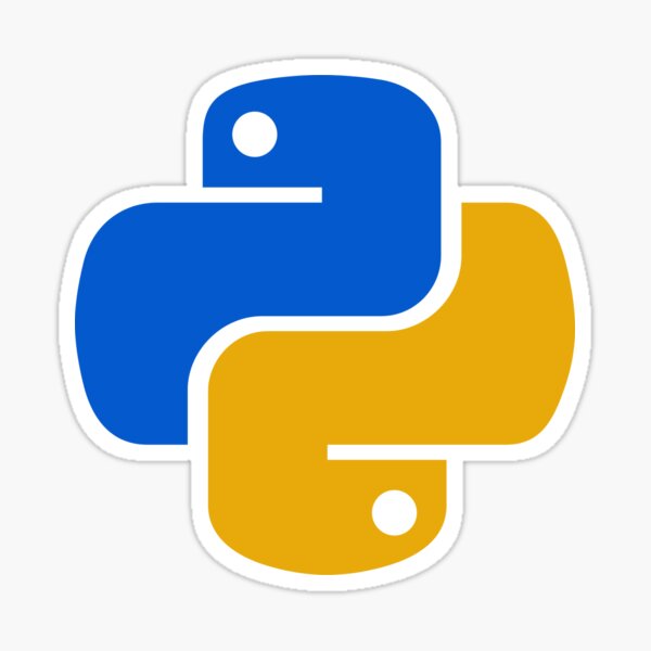 "PYTHON AWESOME LOGO " Sticker for Sale by TheUboss | Redbubble