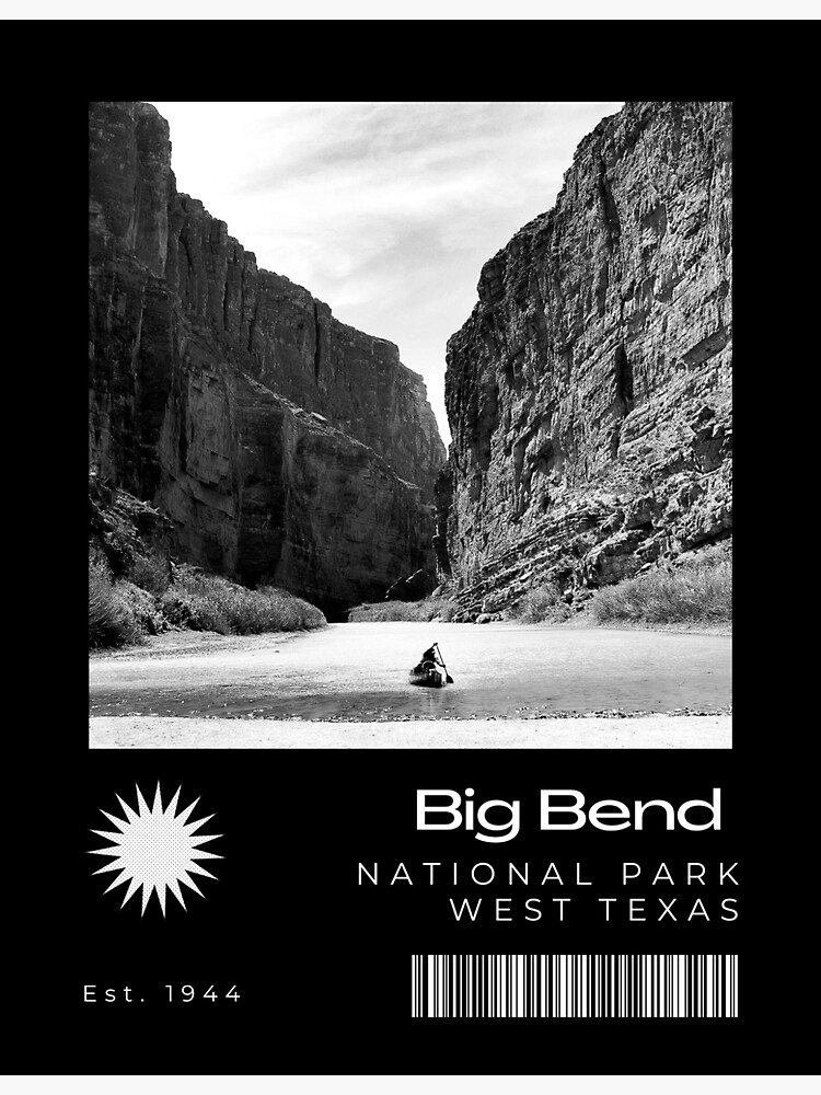 "Retro Big Bend Graphic" Sticker for Sale by brennamccain | Redbubble