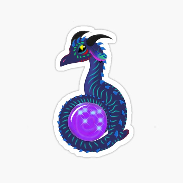 "Orb dragon Large" Sticker for Sale by Shadow-Fox- | Redbubble