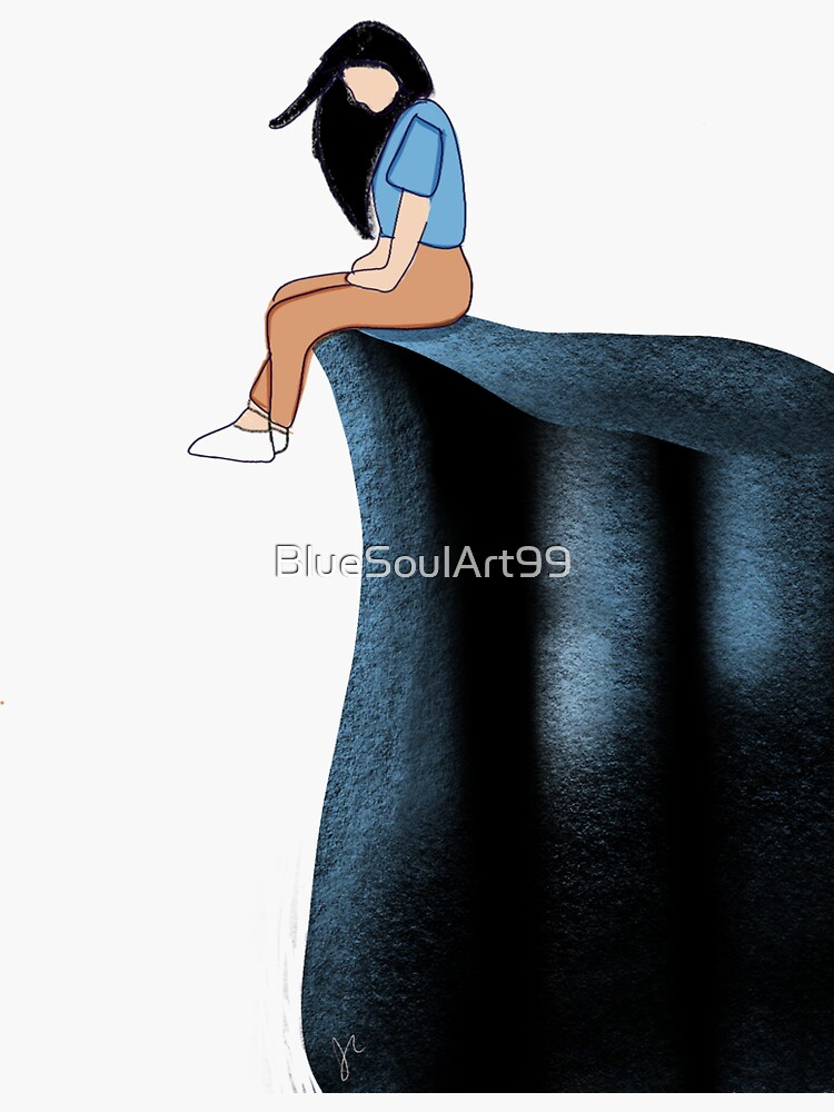 "Risk Taker" Sticker for Sale by BlueSoulArt99 | Redbubble