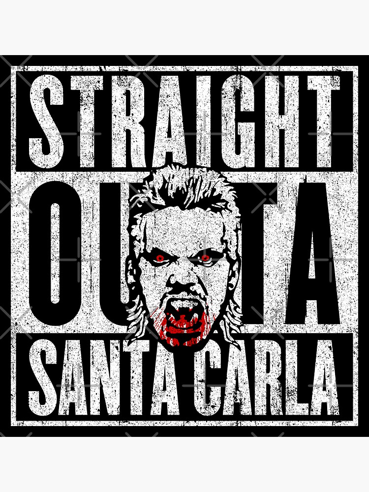 "Straight Outta Santa Carla" Sticker for Sale by huckblade | Redbubble