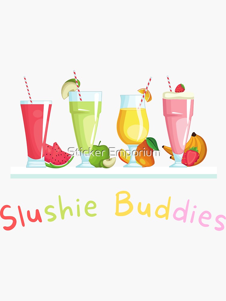 "Slushie Buddies!" Sticker for Sale by BrandLifeStyle | Redbubble