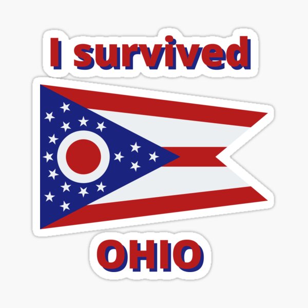 "ohio" Sticker for Sale by cyberyonder | Redbubble