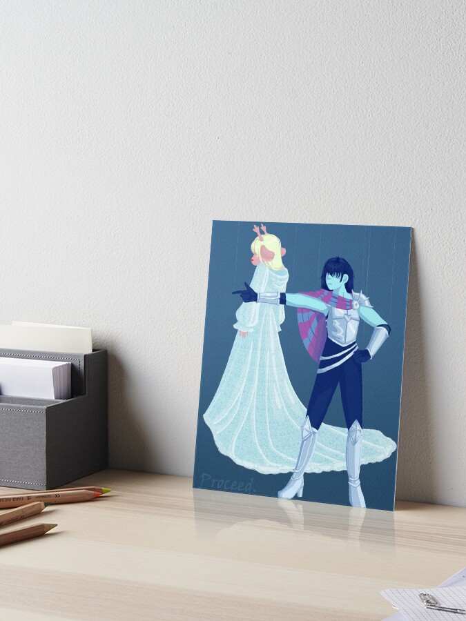 "Kris and Noelle "Proceed" in the Snowgrave Route" Art Board Print for ...