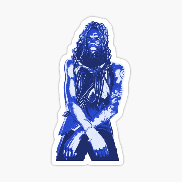 "Lancey Foux "Life in Hell" Minimal Blue" Sticker for Sale by ...