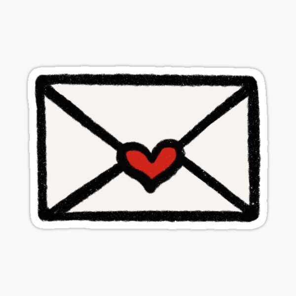 "Happy Mail 1 Heart Sealed (Envelopes and Letters) Sticker Pack ...